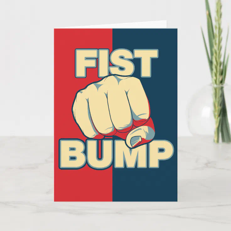 Fist Bump Card | Zazzle