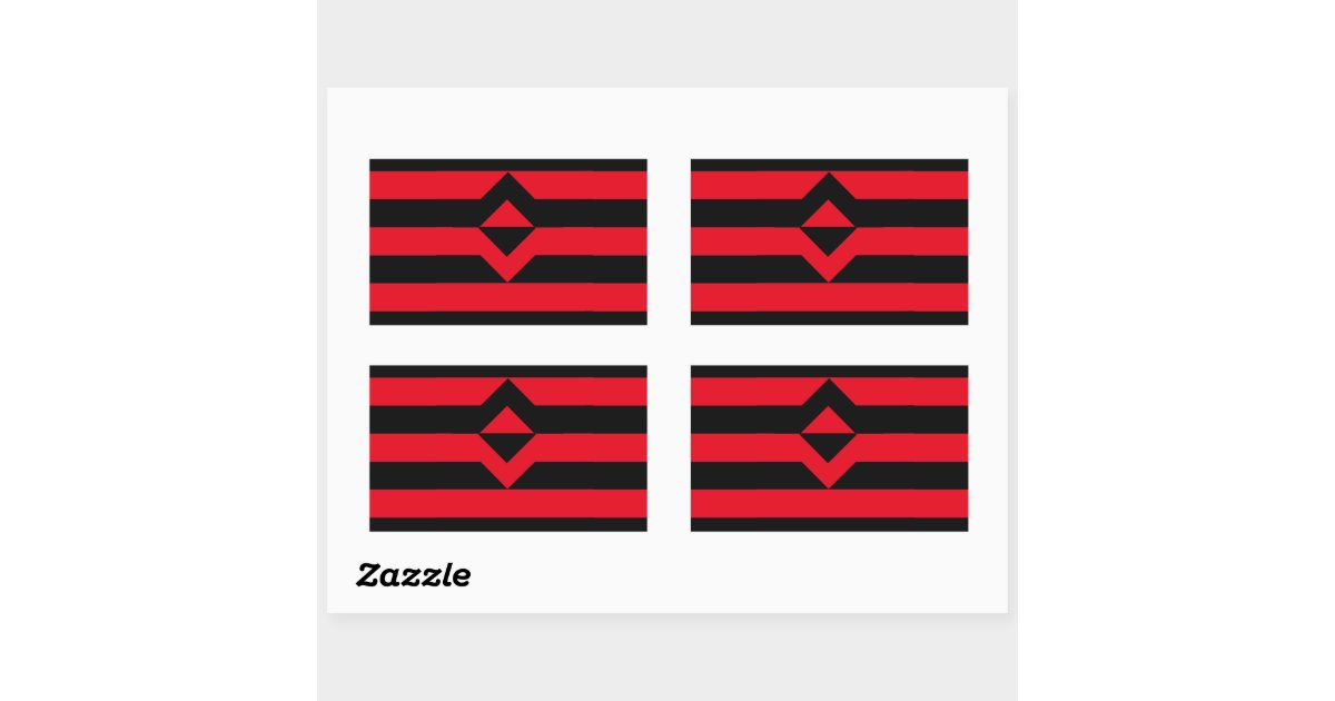 Fist Pride Flag Rectangular Sticker | Zazzle