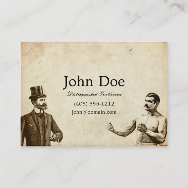 Fisticuffs Calling Card | Zazzle