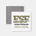 Fitness Business | Personal Trainer Monogram Logo Magnet | Zazzle