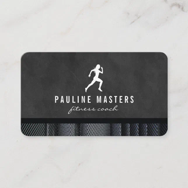 Fitness Coach Appointment Card | Zazzle
