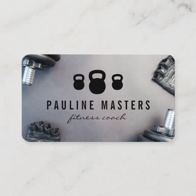 Fitness Coach | Personal Trainer Appointment Card | Zazzle