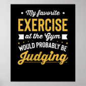 Fitness Gym Exercise Motivational Joke Poster | Zazzle