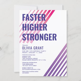 Fitness Invitation | Zazzle