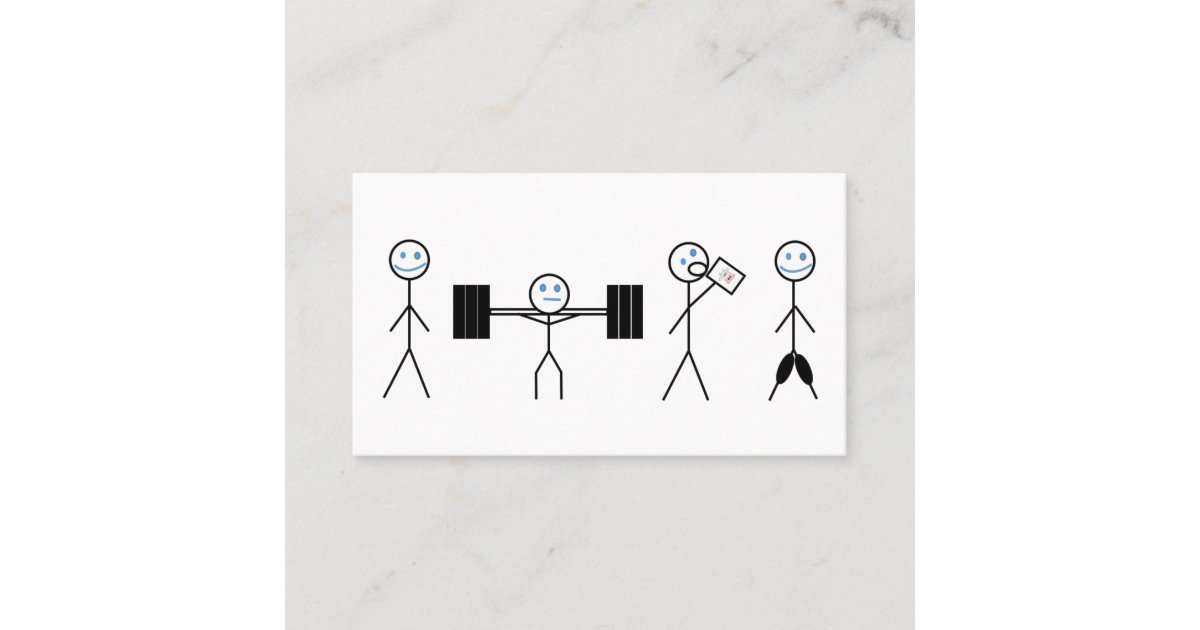Fitness Personal Trainer Coach Business Card | Zazzle