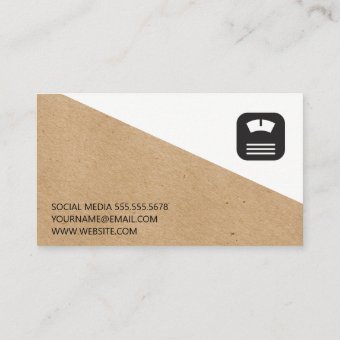 Fitness | Personal Trainer Coach Business Card | Zazzle