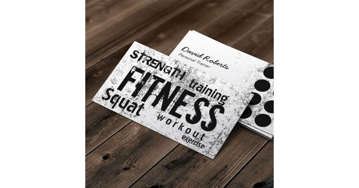 Fitness Personal Trainer Grunge Loyalty Punch | Zazzle