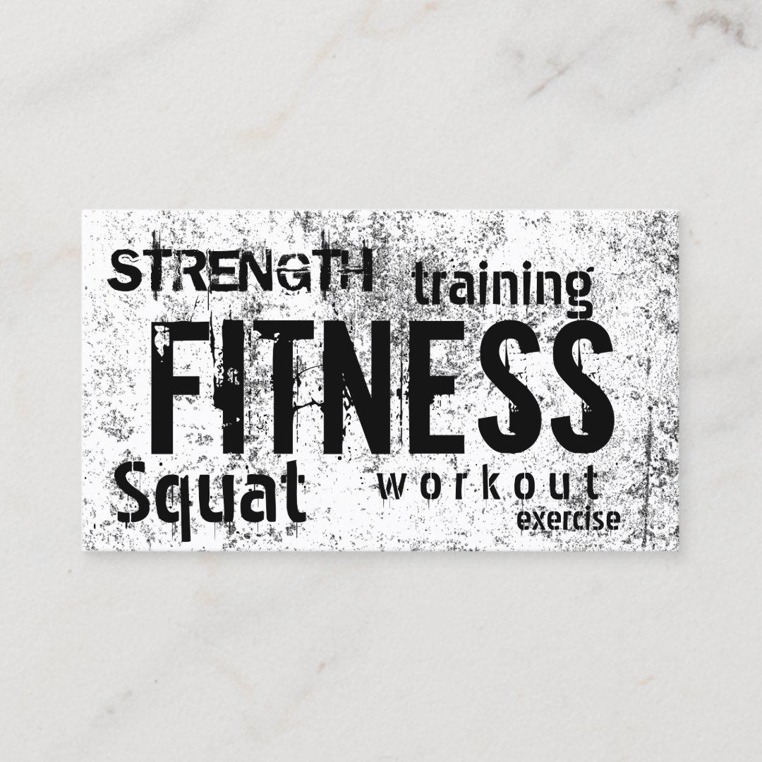 Fitness Personal Trainer Grunge Loyalty Punch | Zazzle
