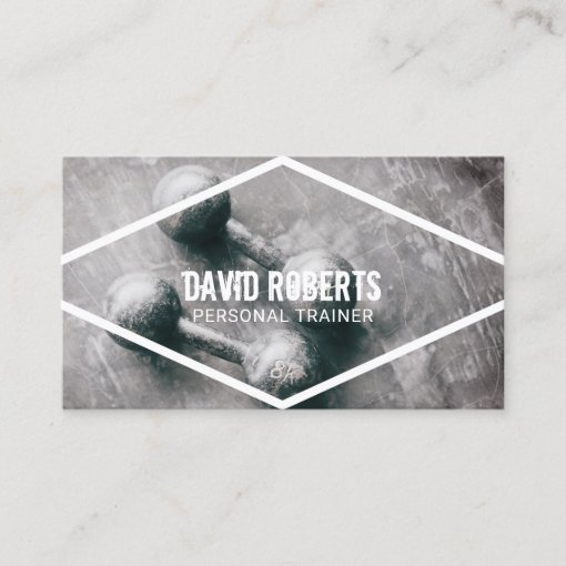 Fitness Personal Trainer Workout Professional Business Card | Zazzle