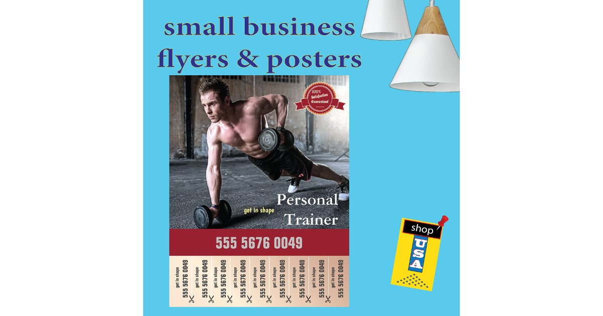Fitness Trainer Advertising Flyer | Zazzle