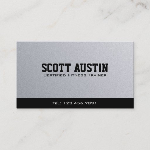 Fitness Trainer - Business Cards