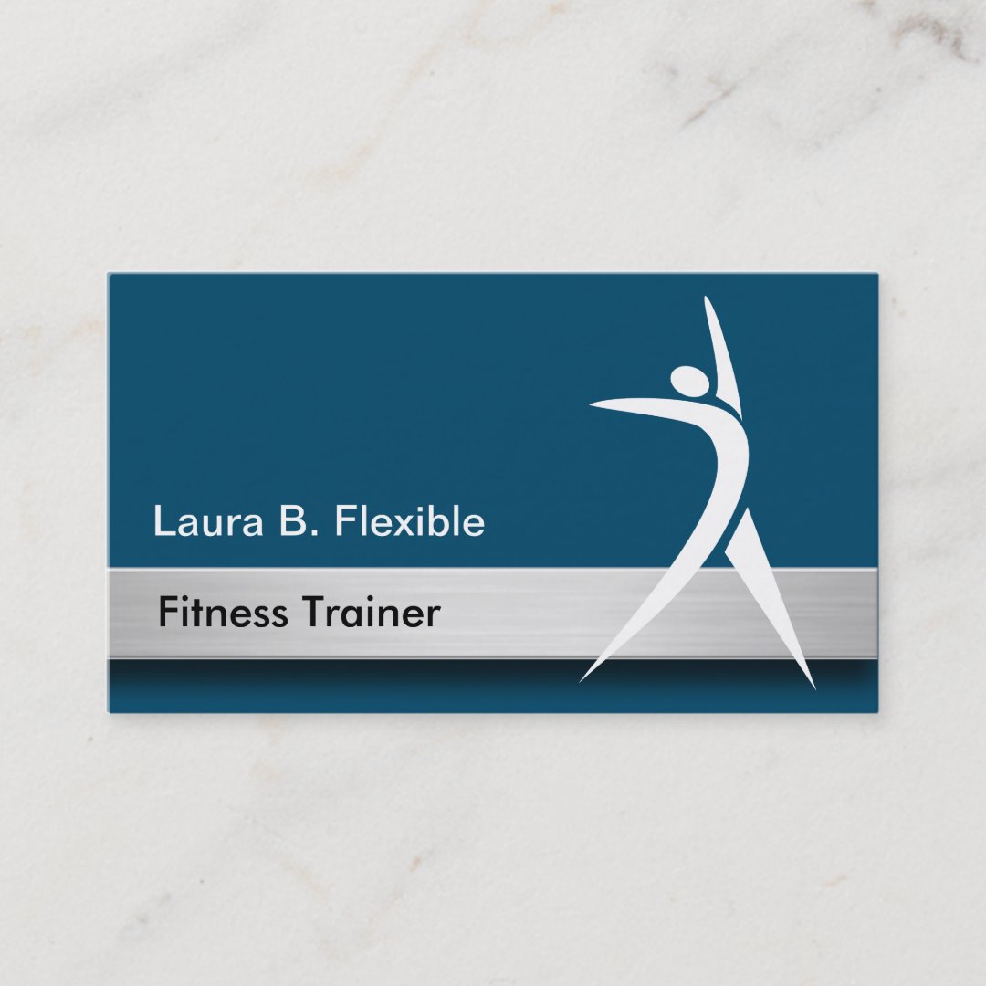 Fitness Trainer Business Cards | Zazzle