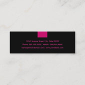 Fitness Trainer - Rose Pink Compact Mini Business Card | Zazzle