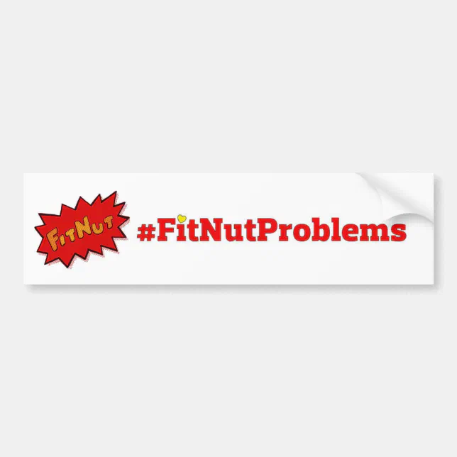 FitNut Bumper Sticker | Zazzle