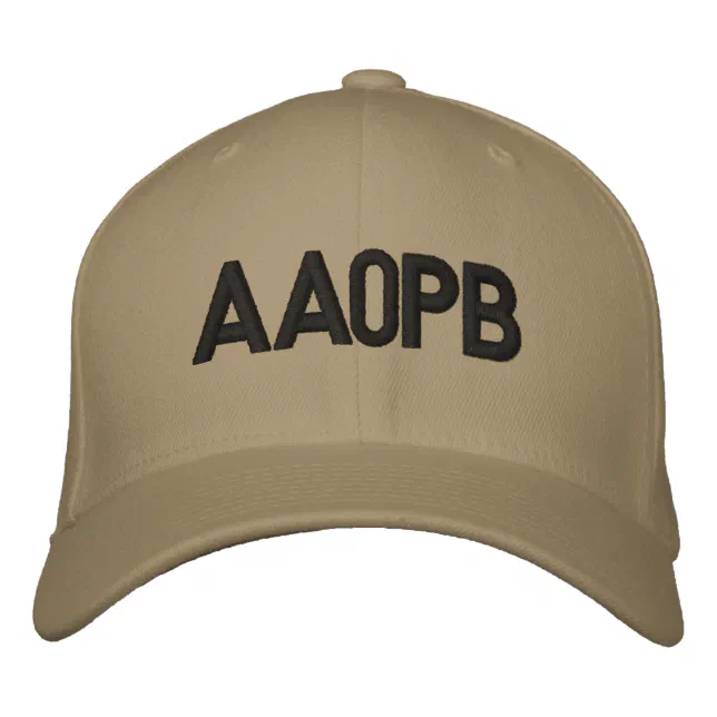 Fitted Hat with Call Sign | Zazzle