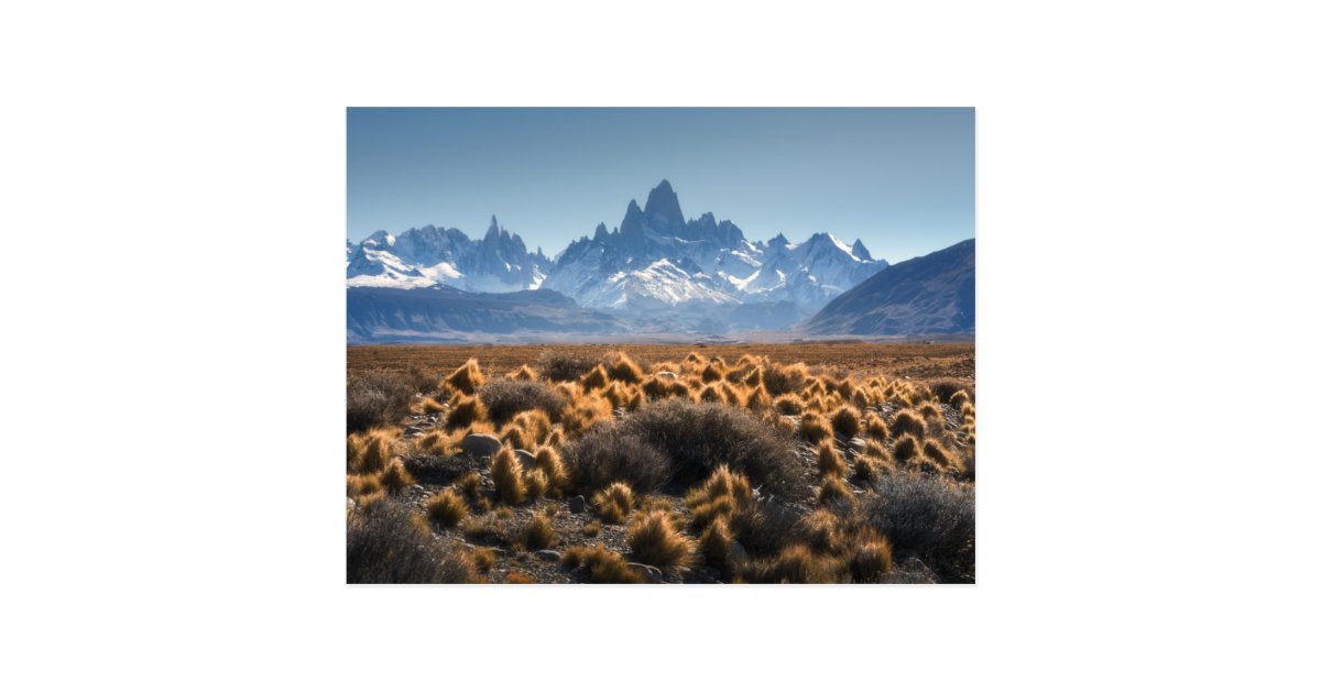 Fitz Roy, Patagonia, Argentina Postcard | Zazzle.com
