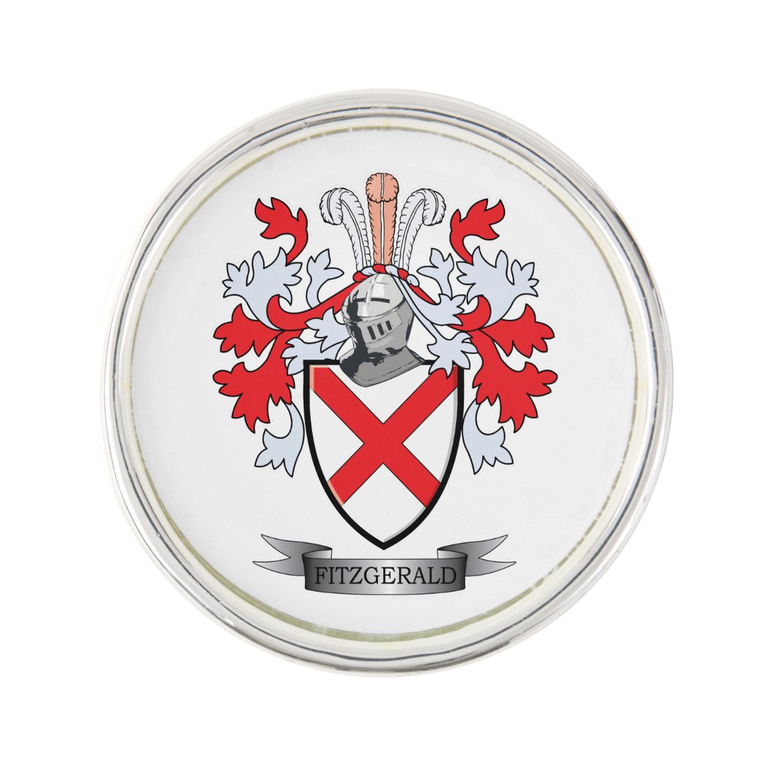 Fitzgerald Coat of Arms Pin | Zazzle
