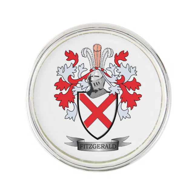 Fitzgerald Coat of Arms Pin | Zazzle