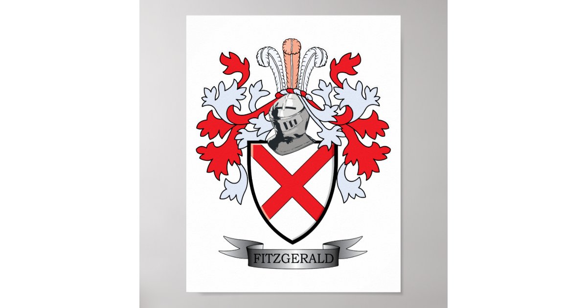 Fitzgerald Coat of Arms Poster | Zazzle