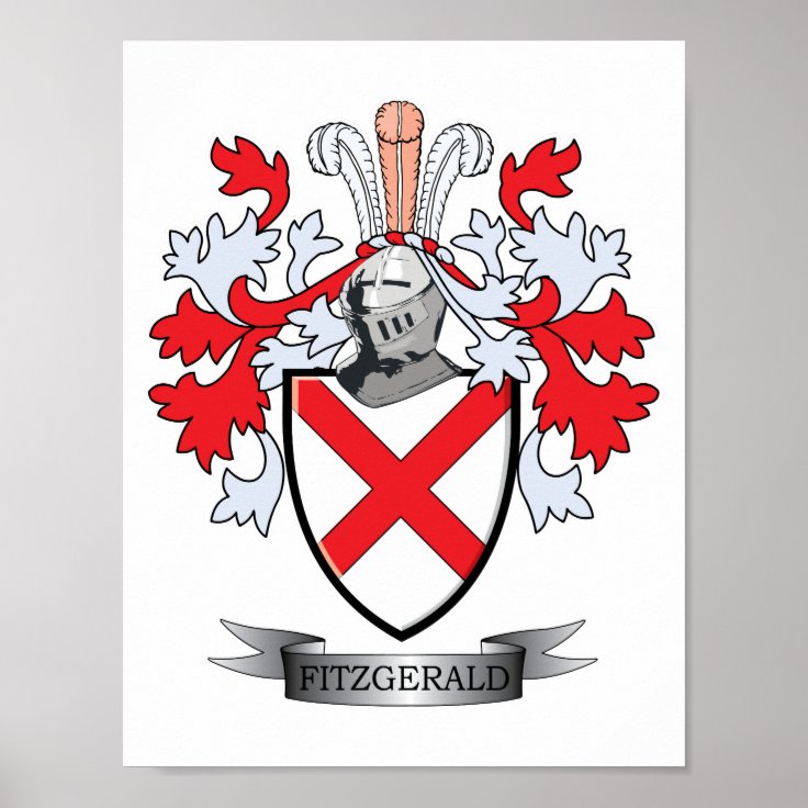 Fitzgerald Coat of Arms Poster | Zazzle