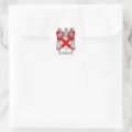 FITZGERALD FAMILY CREST - FITZGERALD COAT OF ARMS CLASSIC ROUND STICKER ...