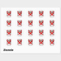 FITZGERALD FAMILY CREST - FITZGERALD COAT OF ARMS CLASSIC ROUND STICKER ...