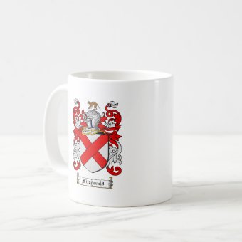 FITZGERALD FAMILY CREST - FITZGERALD COAT OF ARMS COFFEE MUG | Zazzle