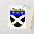 Fitzpatrick Coat of Arms/Family Crest Postcard | Zazzle