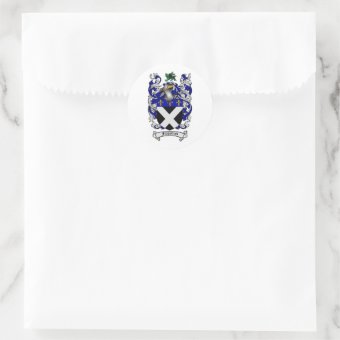 FITZPATRICK FAMILY CREST - FITZPATRICK CREST CLASSIC ROUND STICKER | Zazzle