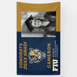 FIU Panther Head Banner | Zazzle