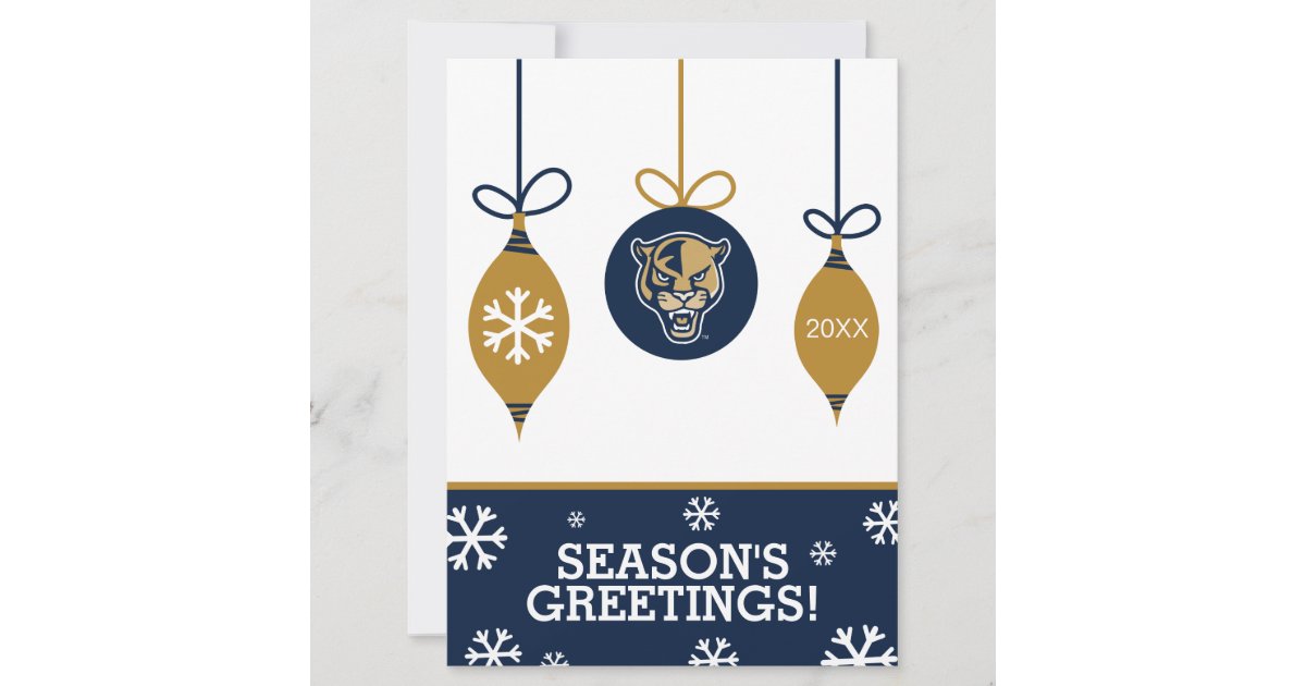FIU Panthers - Christmas Holiday Card | Zazzle