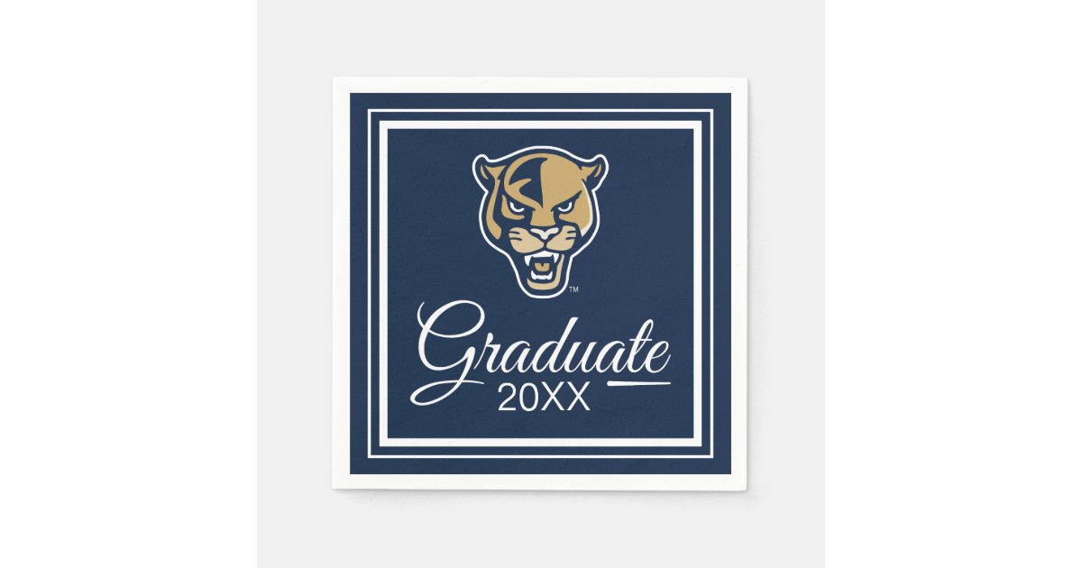 FIU Panthers Graduation Napkins | Zazzle
