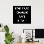 Five Card Charlie - Friends TV Show - Poster | Zazzle