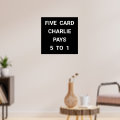 Five Card Charlie - Friends TV Show - Poster | Zazzle
