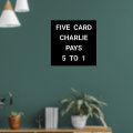 Five Card Charlie - Friends TV Show - Poster | Zazzle
