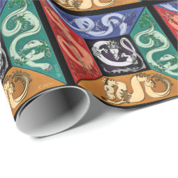 Five Elemental Dragons Wrapping Paper | Zazzle