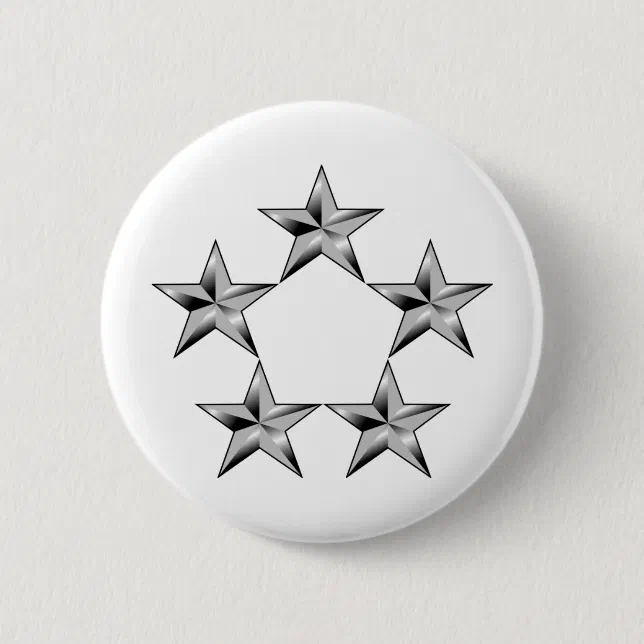Five-star-general Button | Zazzle