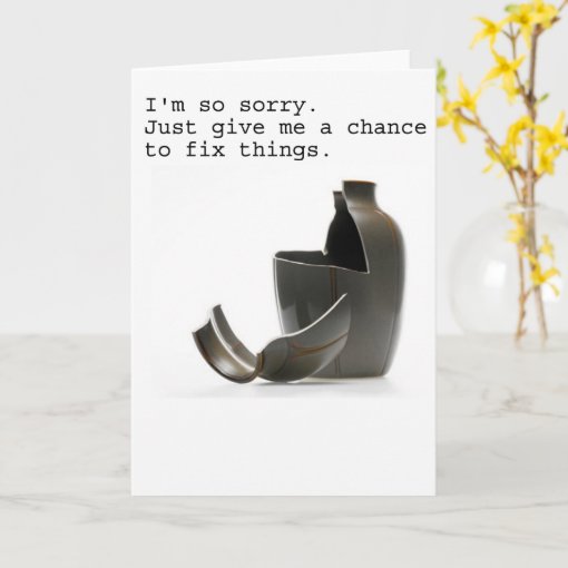 'Fix What is Broken' Greeting Card | Zazzle