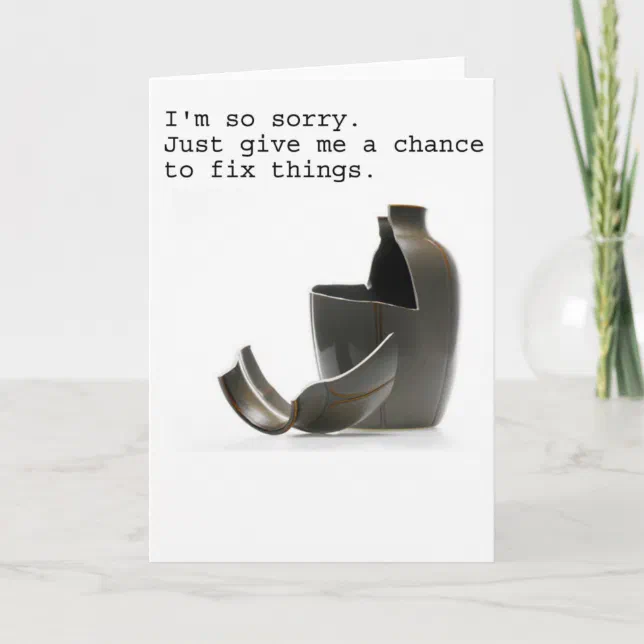 'Fix What is Broken' Greeting Card | Zazzle
