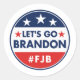FJB-Let's Go Brandon Classic Round Sticker | Zazzle