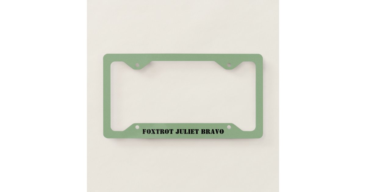 #fjb license plate frame | Zazzle