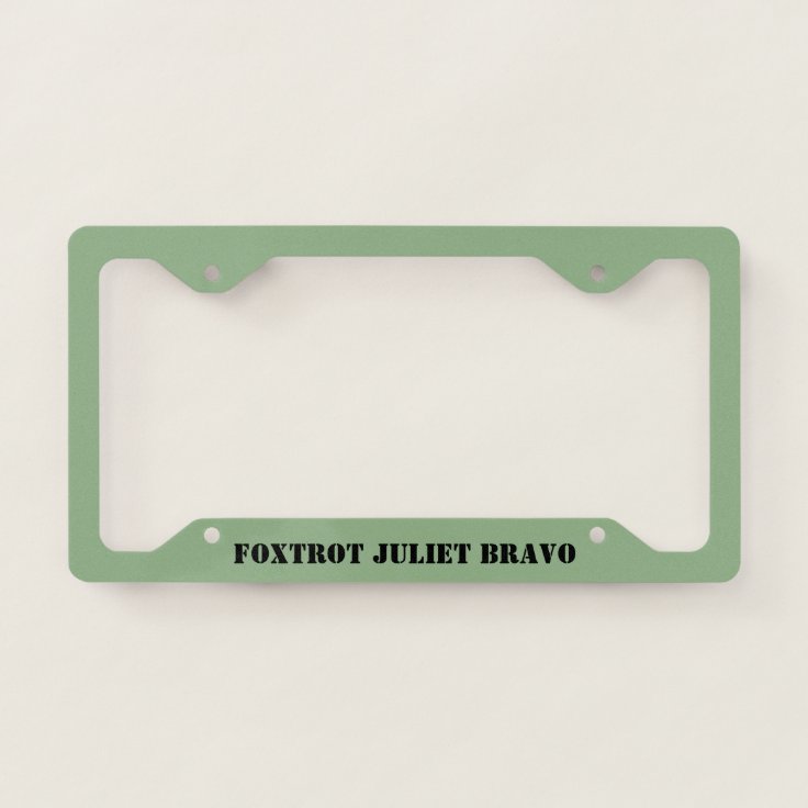#fjb license plate frame | Zazzle