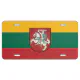 Flag and coat of arms of Lithuania License Plate | Zazzle