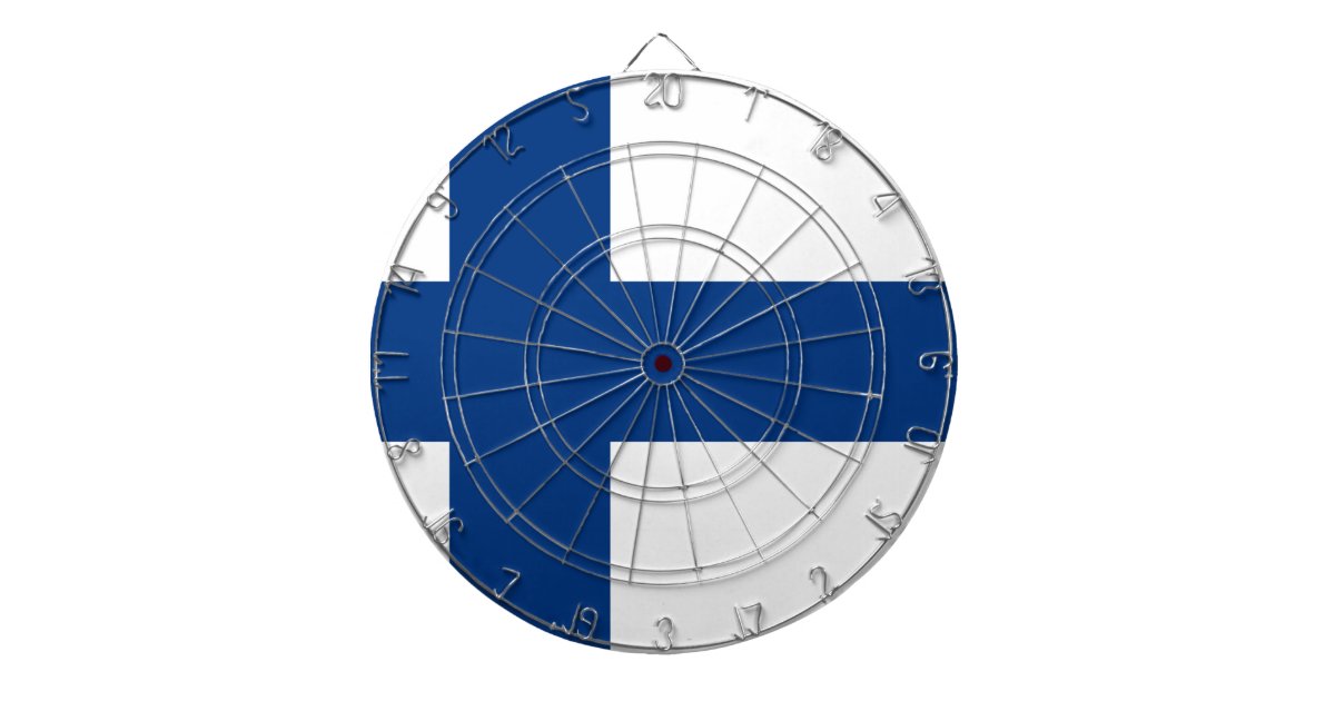 Flag Finland Dart Board | Zazzle