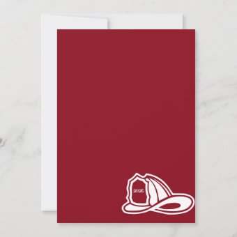 Flag Fireman/Fire Chief Retirement Party Invitation | Zazzle