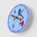 Flag in Map of the Philippines Round Clock | Zazzle