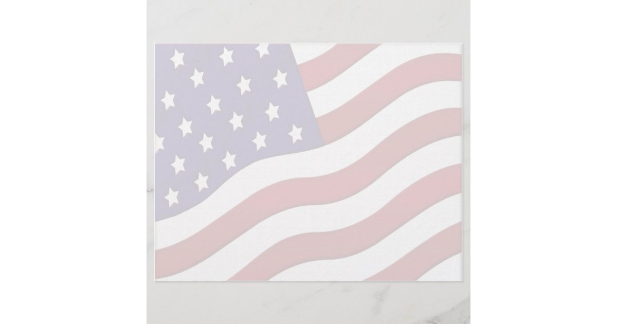 Flag Letterhead | Zazzle