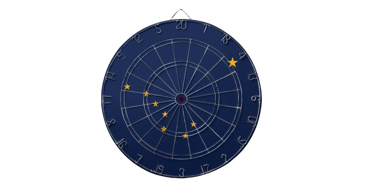 Flag of Alaska Dart Board | Zazzle