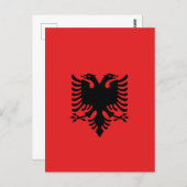 Flag of Albania Postcard | Zazzle
