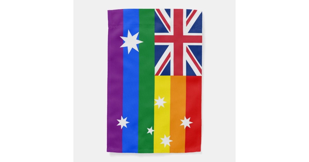 Flag of Australia - Australian LGBT Pride Rainbow | Zazzle